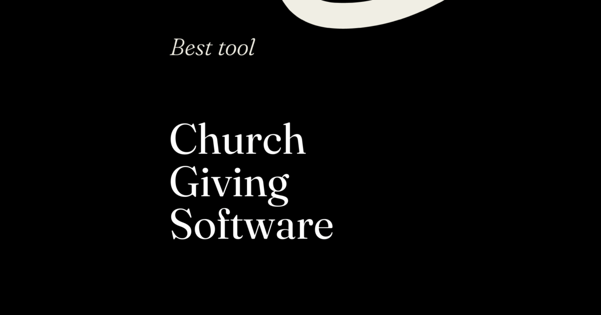 2026's Best Church Giving Software, Compared and Ranked - The Lead Pastor