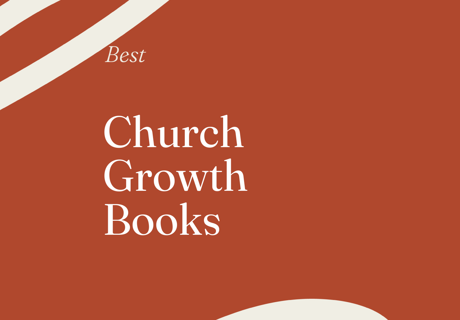 14 of the Best Church Growth Books of 2026