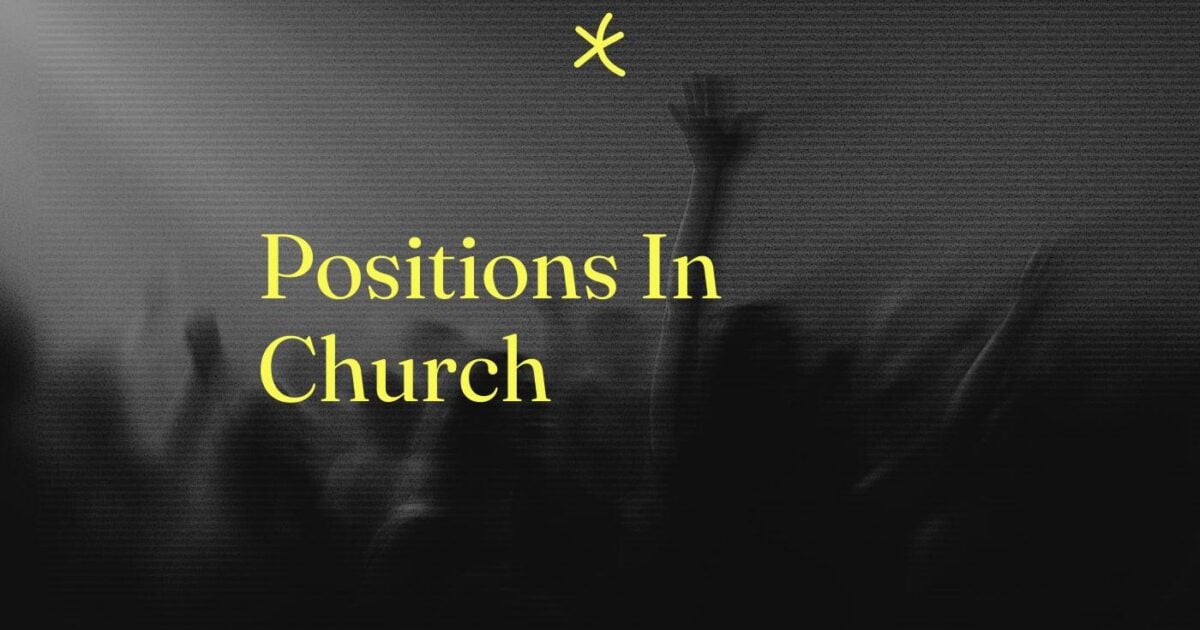 15 Common Church Positions & Org Chart Examples
